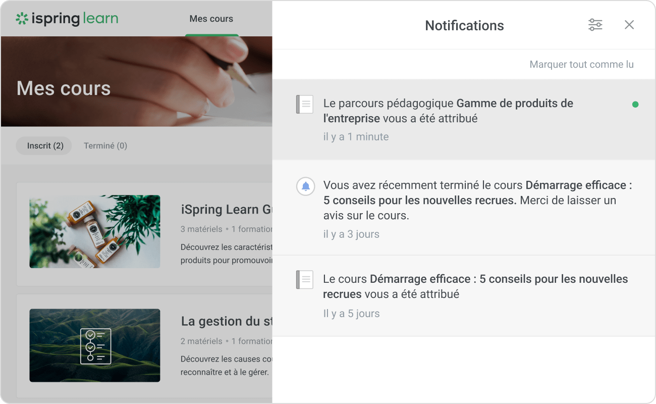 Plateforme LMS pour la formation des employés - iSpring Learn