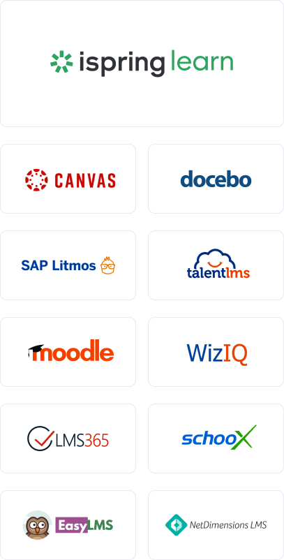 Outil auteur eLearning intégral - iSpring Suite