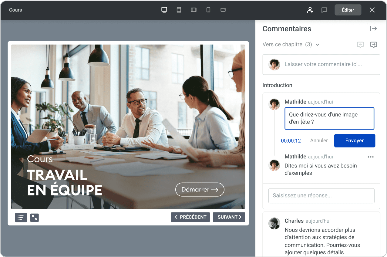 Outil auteur eLearning intégral - iSpring Suite